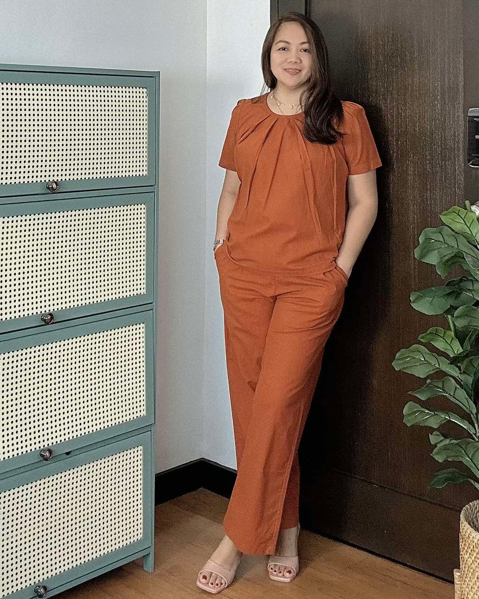 Avery Plain Rust Orange Coordinates 0021 – Luv-a-Blusa